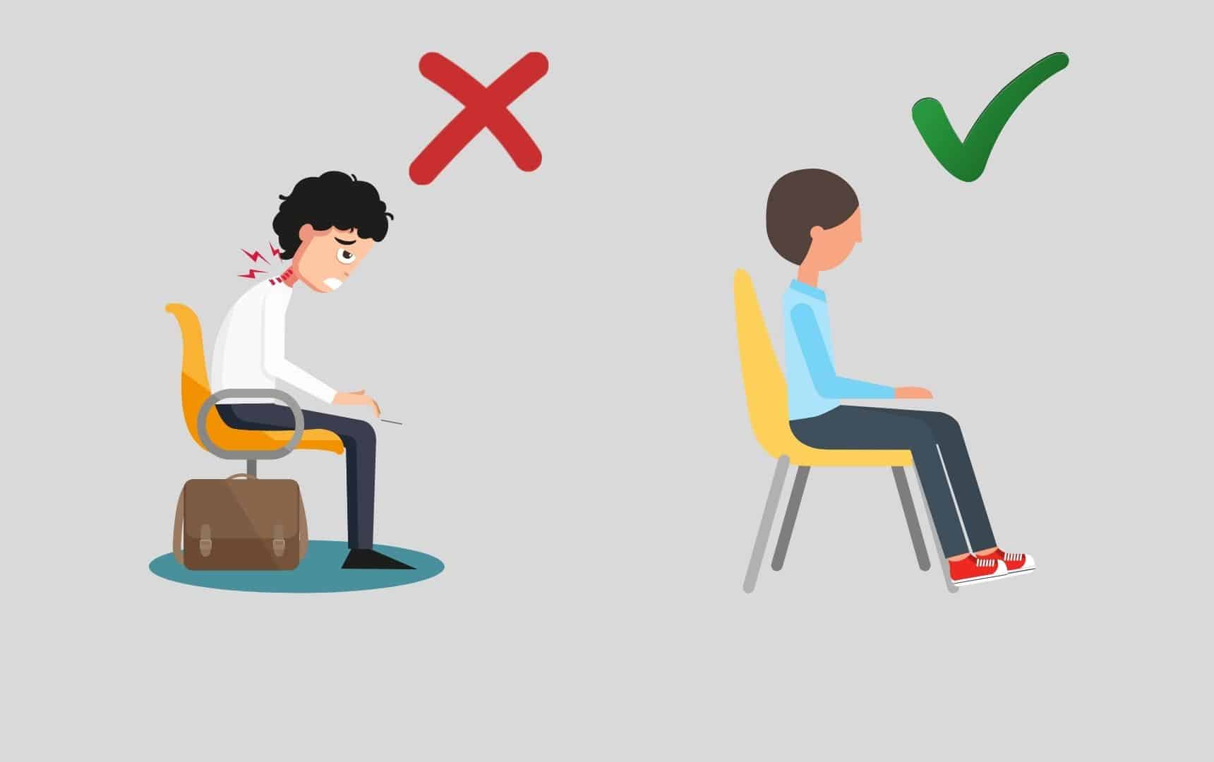 How to Sit To Ease Lower Back Pain and Neck Pain